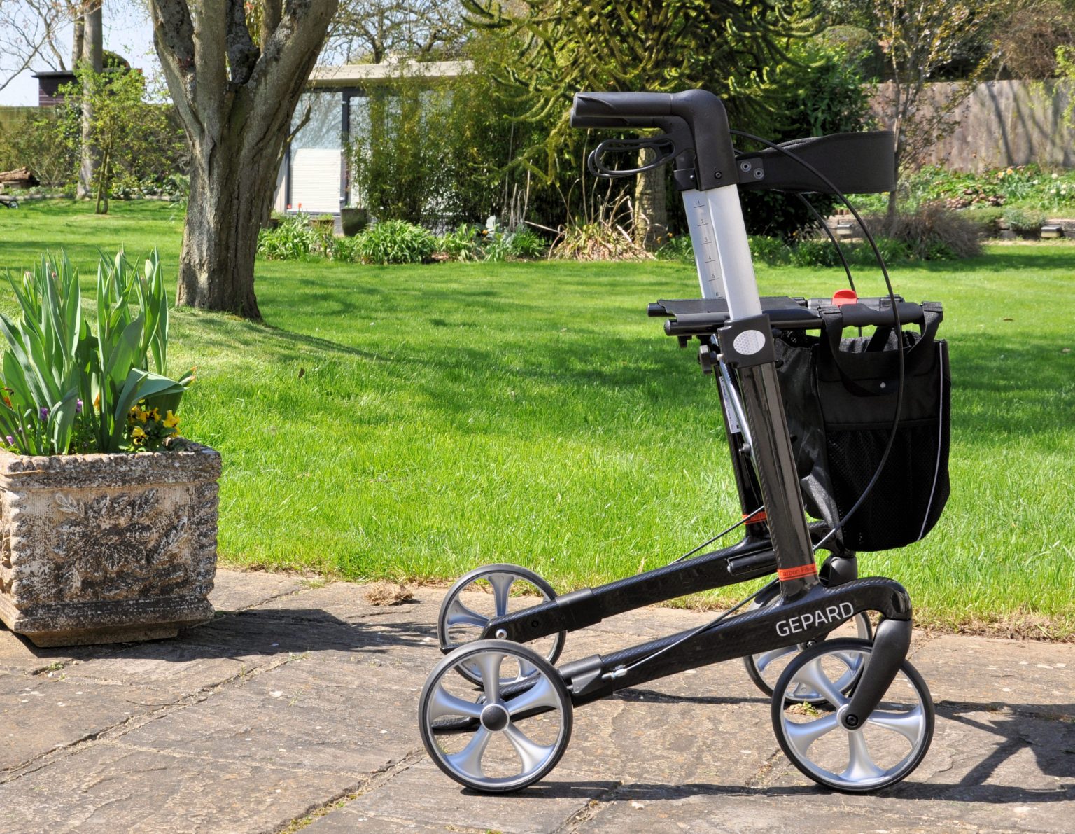 Gepard Carbon Fibre Rollator 55cm - Custom Crutches